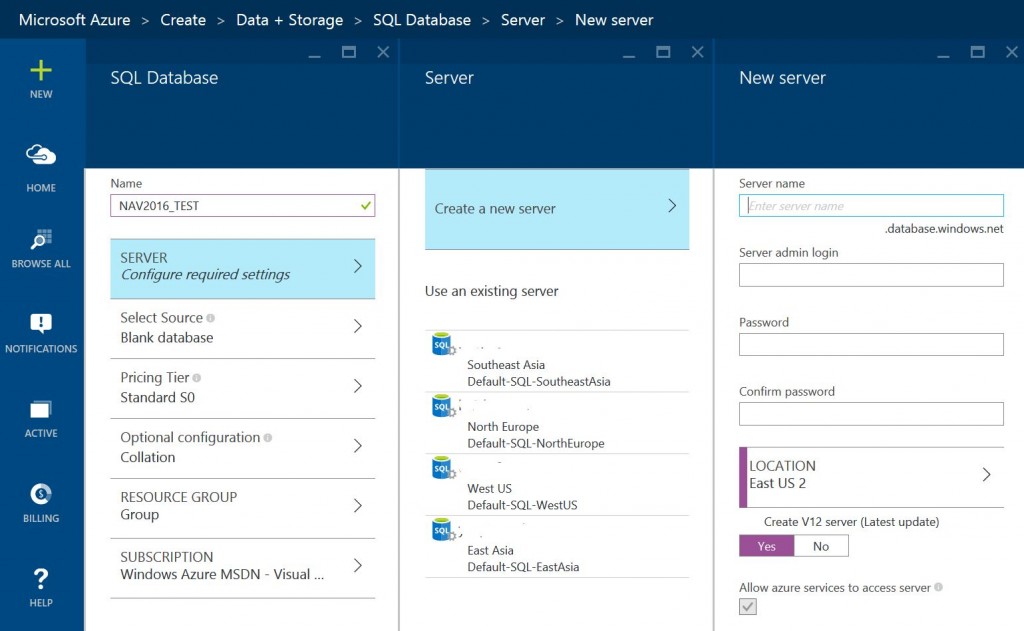 Azure SQL Introduction for NAV Users – hougaard.com