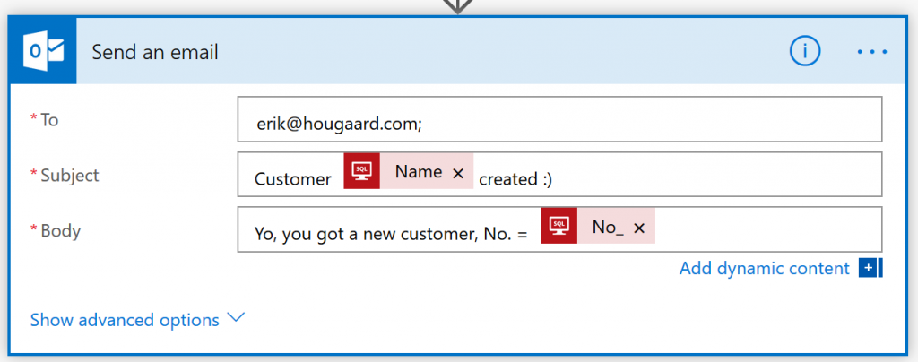 Dynamics NAV with the Microsoft Flow SQL OnPremise Gateway – hougaard.com