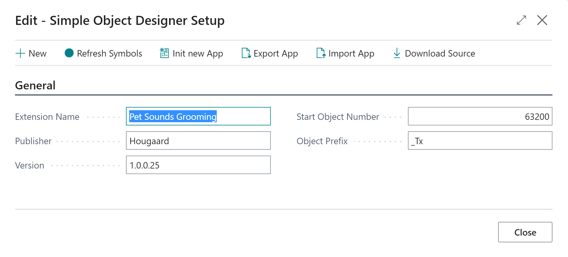 Simple Object Designer – Setup – Hougaard.com